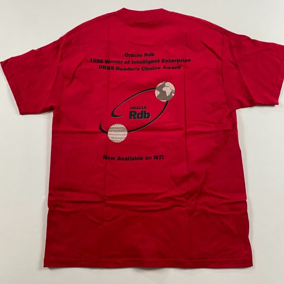 Lee | Shirts | Vintage Nwot 9s Oracle Rdb Nt Computer Software Tech T ...